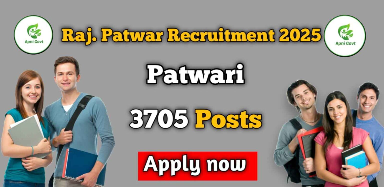 Rajasthan Patwari Recruitment 2025 – Apply Now
